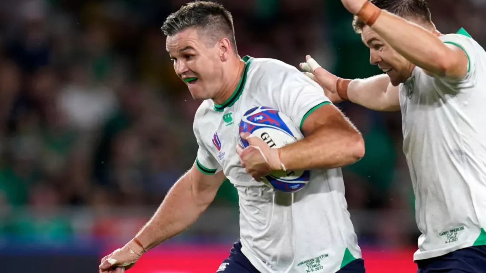Rugby World Cup: Ireland cruise past Tonga as Johnny Sexton breaks ...
