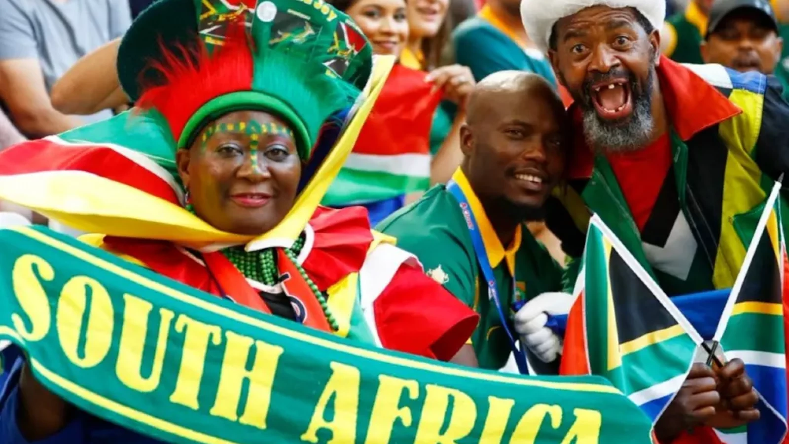 Government defends superfans Mama Joy and Botha's presence at Rugby ...