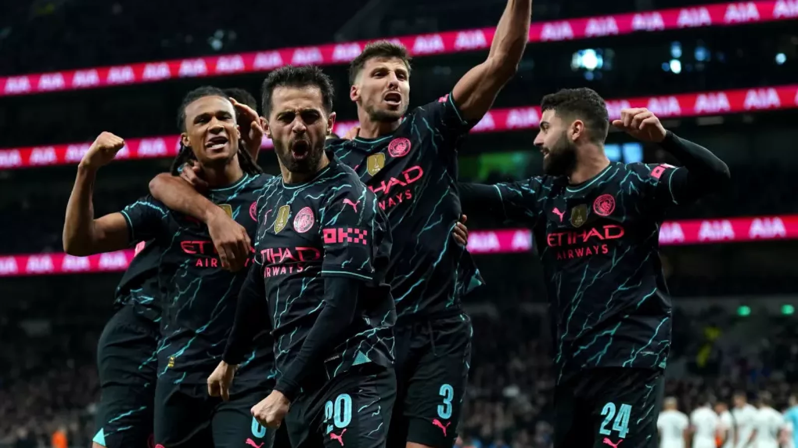 Ake the hero for Man City as late winner sends Spurs packing in FA Cup ...