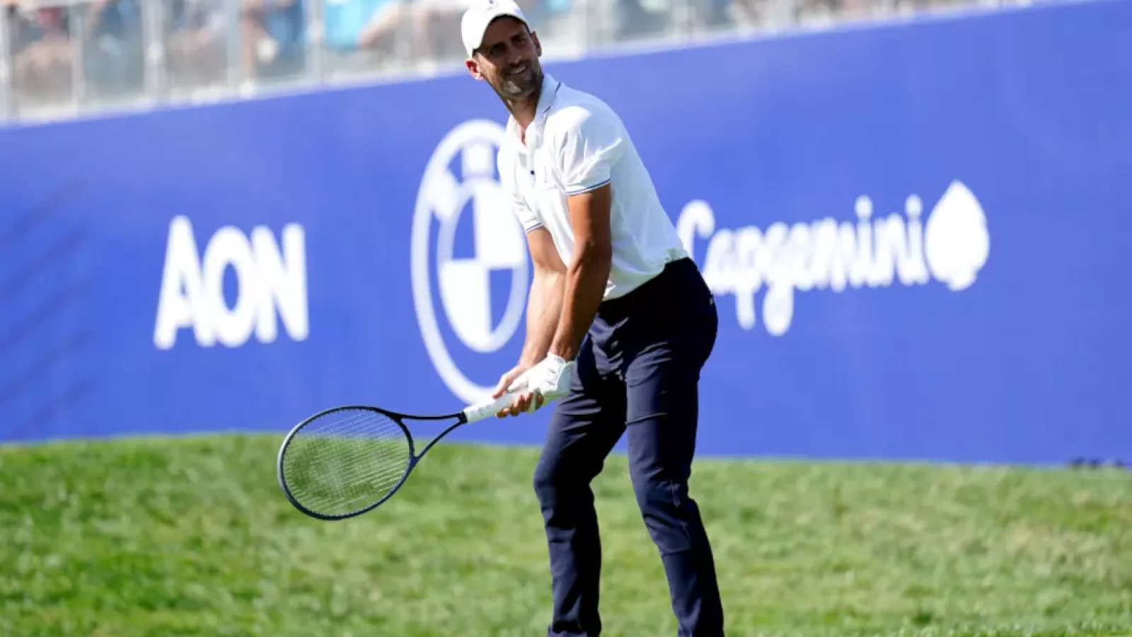 Novak Djokovic, Gareth Bale and Carlos Sainz star in Ryder Cup warm-up ...