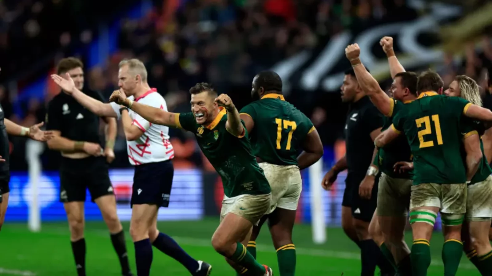 Spectacular Springboks down All Blacks to seal Rugby World Cup glory ...