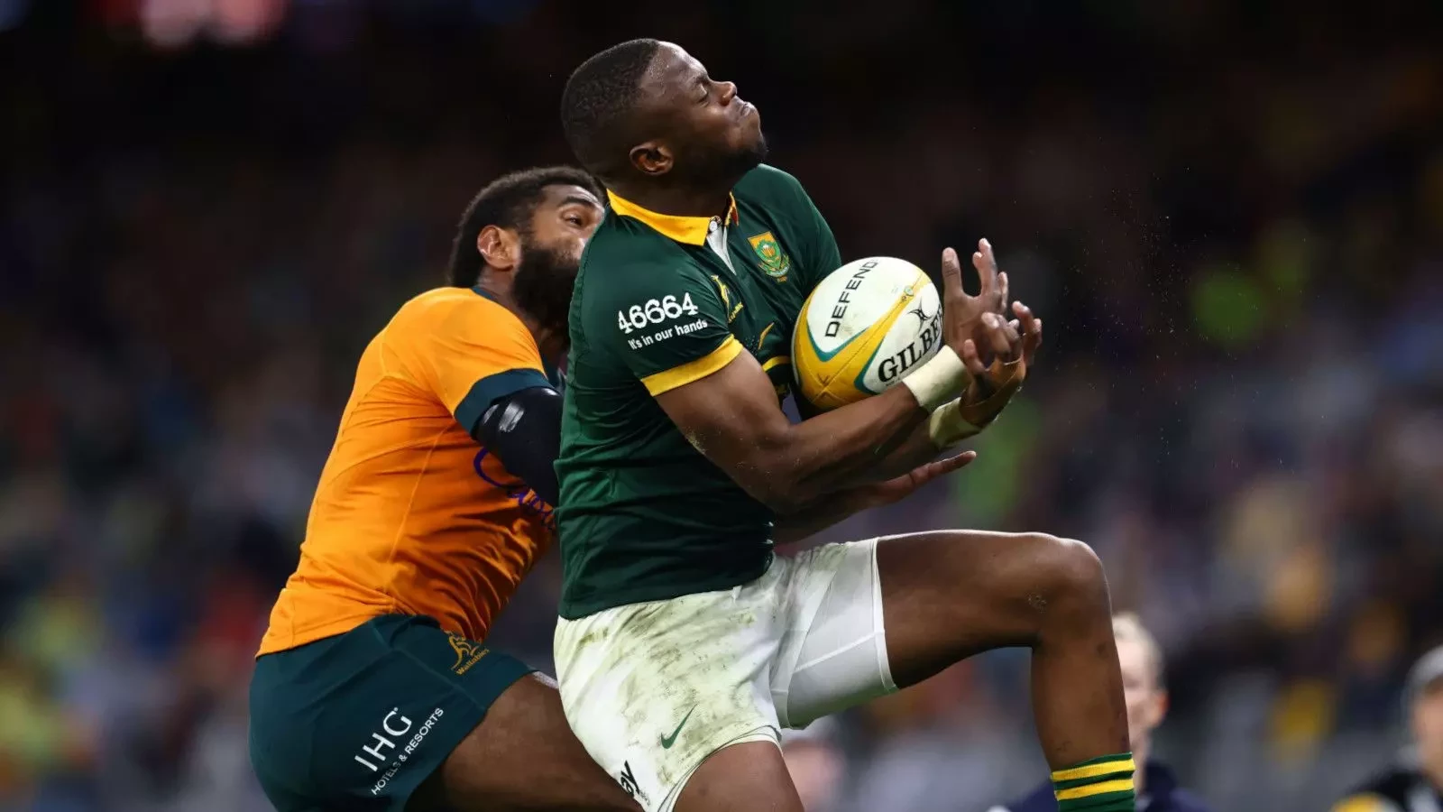 Springboks' rolling maul powers victory over Wallabies in rain-soaked ...