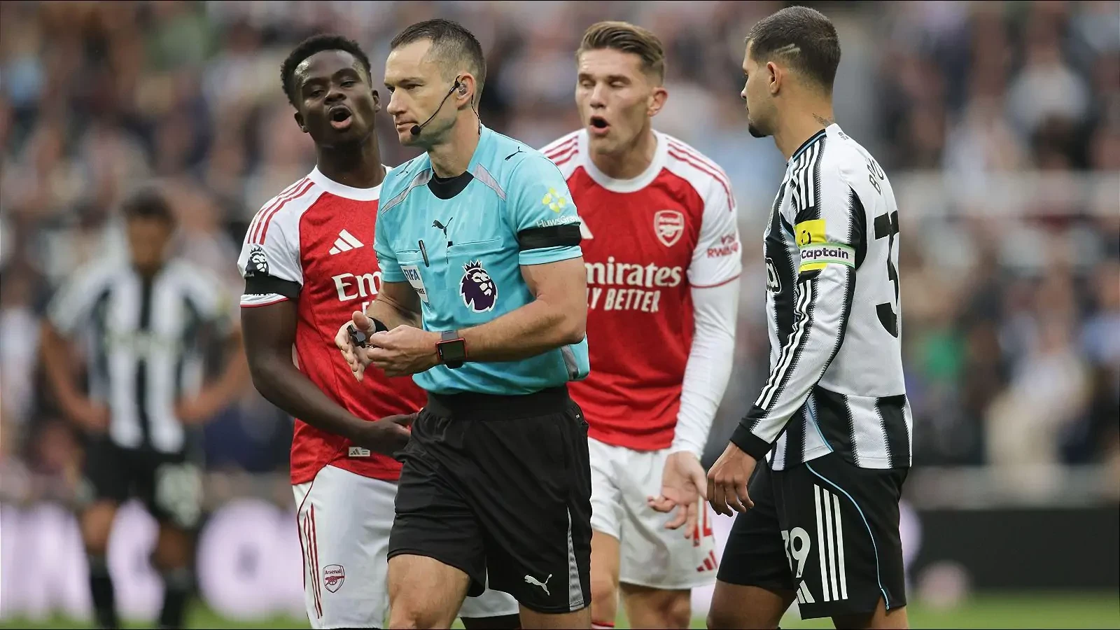 Bukayo Saka unhappy with VAR despite Arsenal's win over Newcastle | soccer