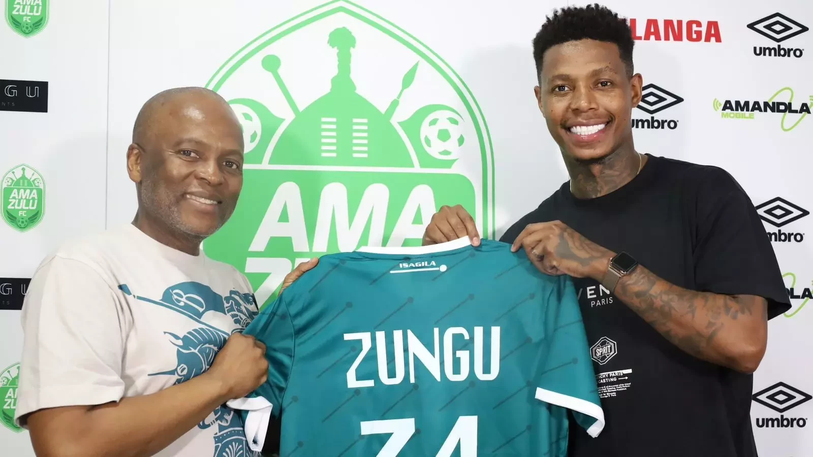 AmaZulu announce Sandile Mthethwa and Bongani Zungu signings | soccer