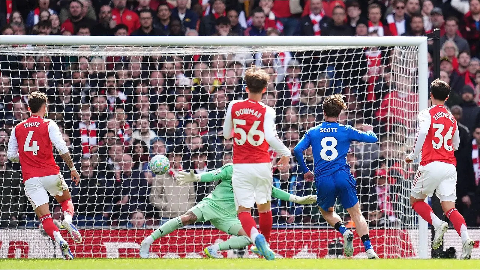 Alex Scott scores winner as Bournemouth dent Arsenal's title charge ...