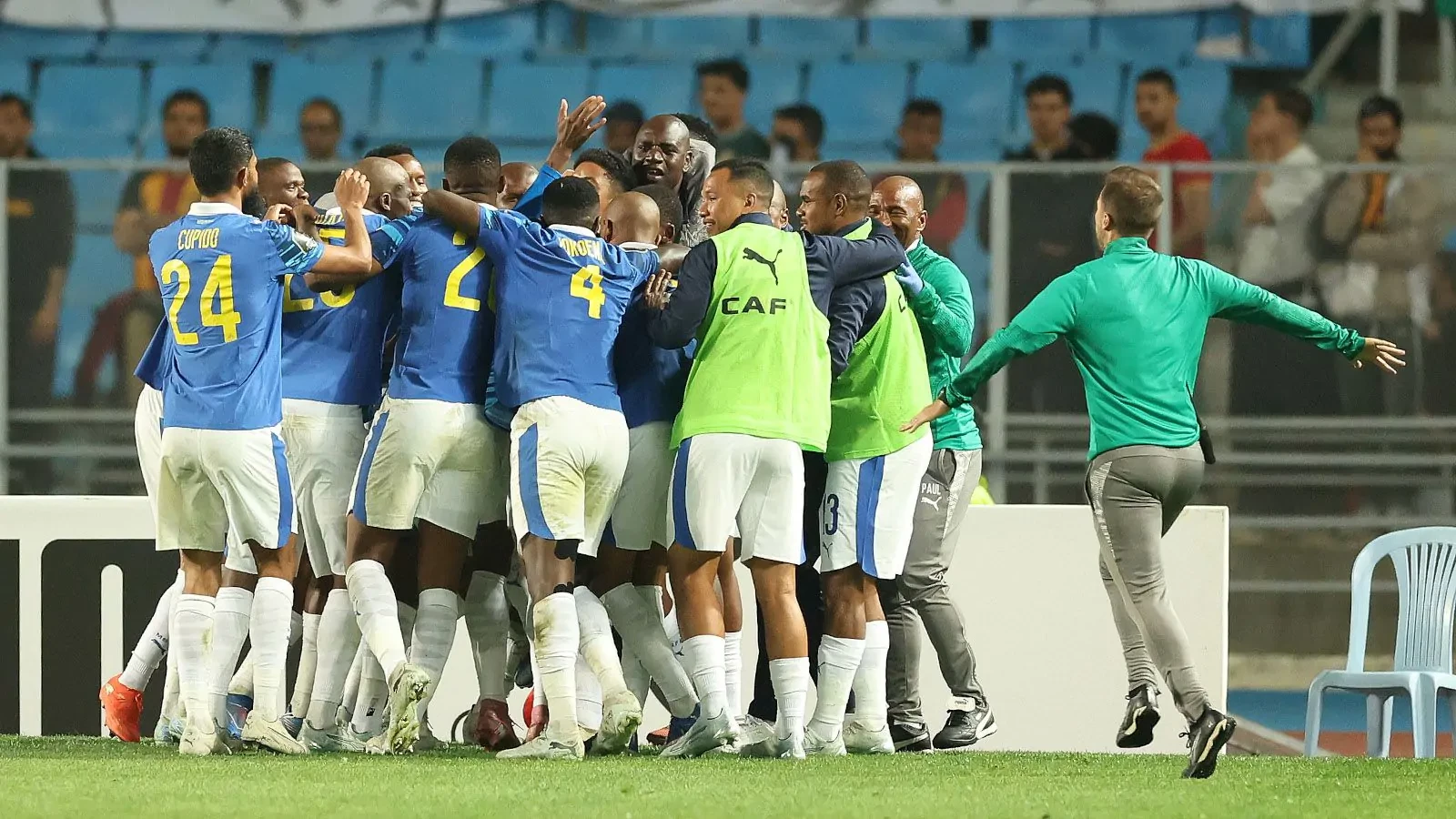 Brayan Leon gives Mamelodi Sundowns upper hand in CAF Champions League ...