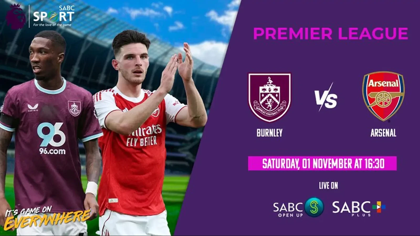 How can I watch Burnley take on Arsenal in the Premier League on ...