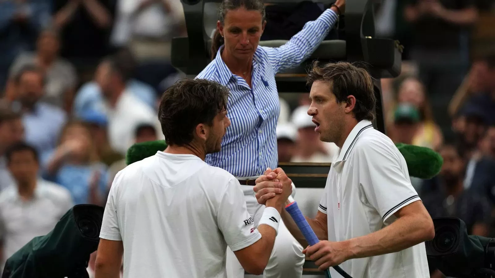 Wimbledon: Cameron Norrie claims innocence following heated exchange ...
