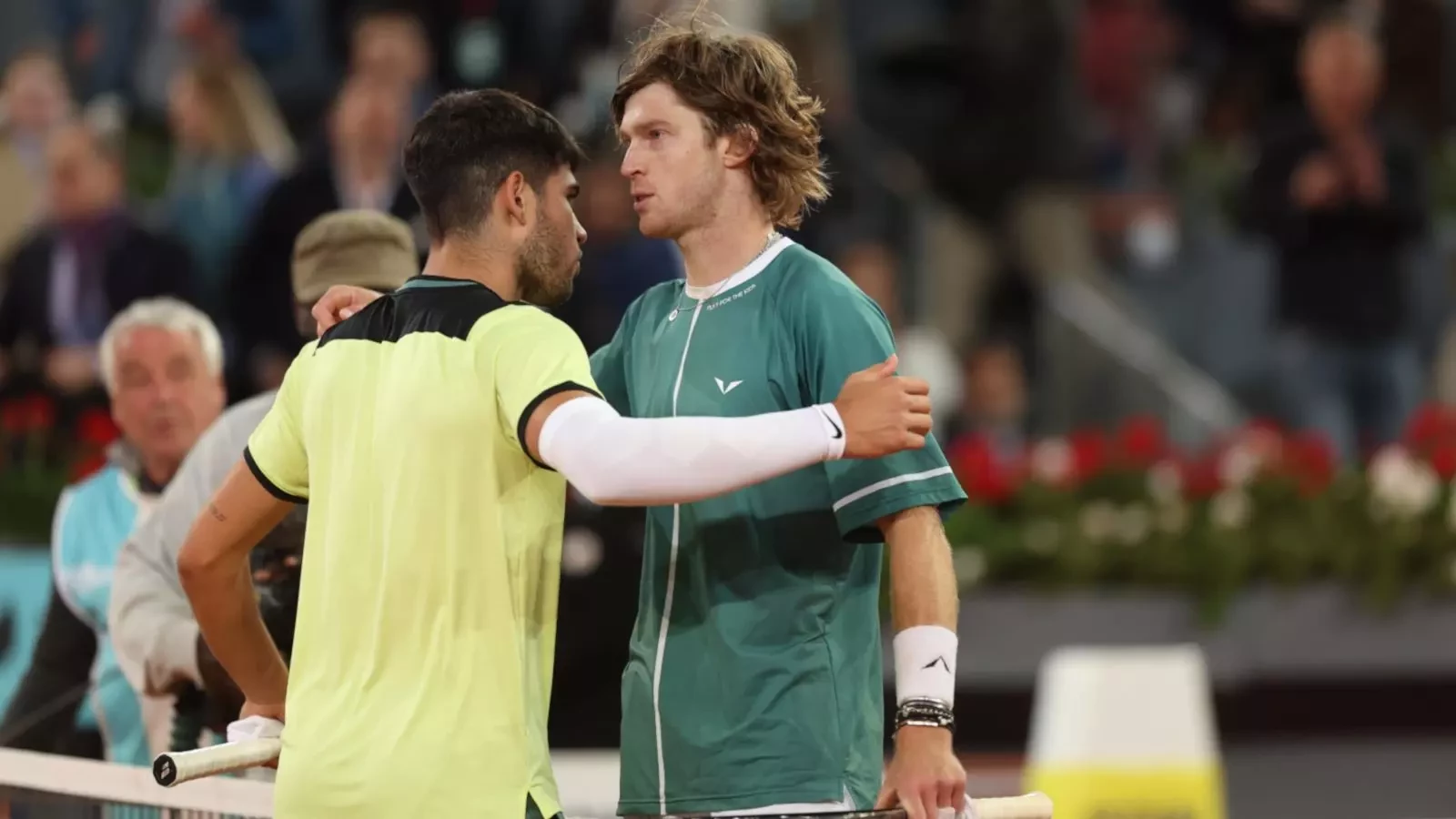 Andrey Rublev ends Carlos Alcaraz's quest to win a third successive ...