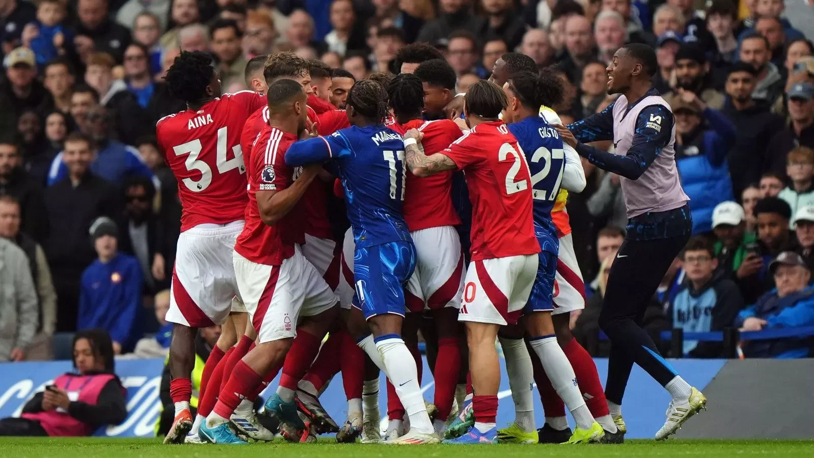 FA charges Chelsea and Nottingham Forest for failing to control players ...