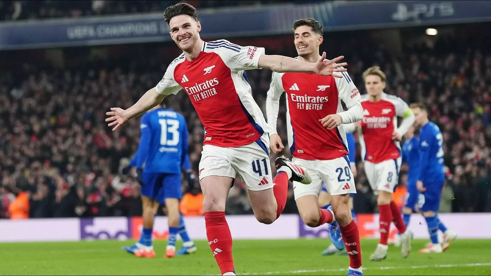 Arsenal's midfield maestro Declan Rice shines in Champions League victory | soccer