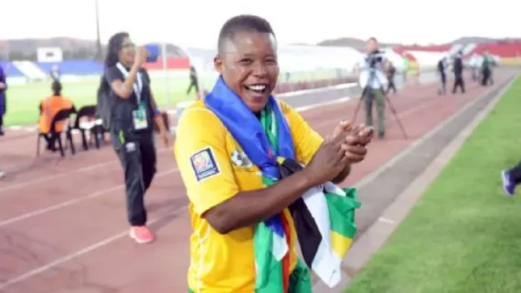 Portia Modise to live eternally in a book | football