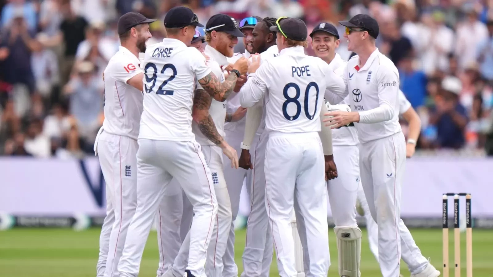 England seal dramatic Test victory against India at Lord's to edge ...