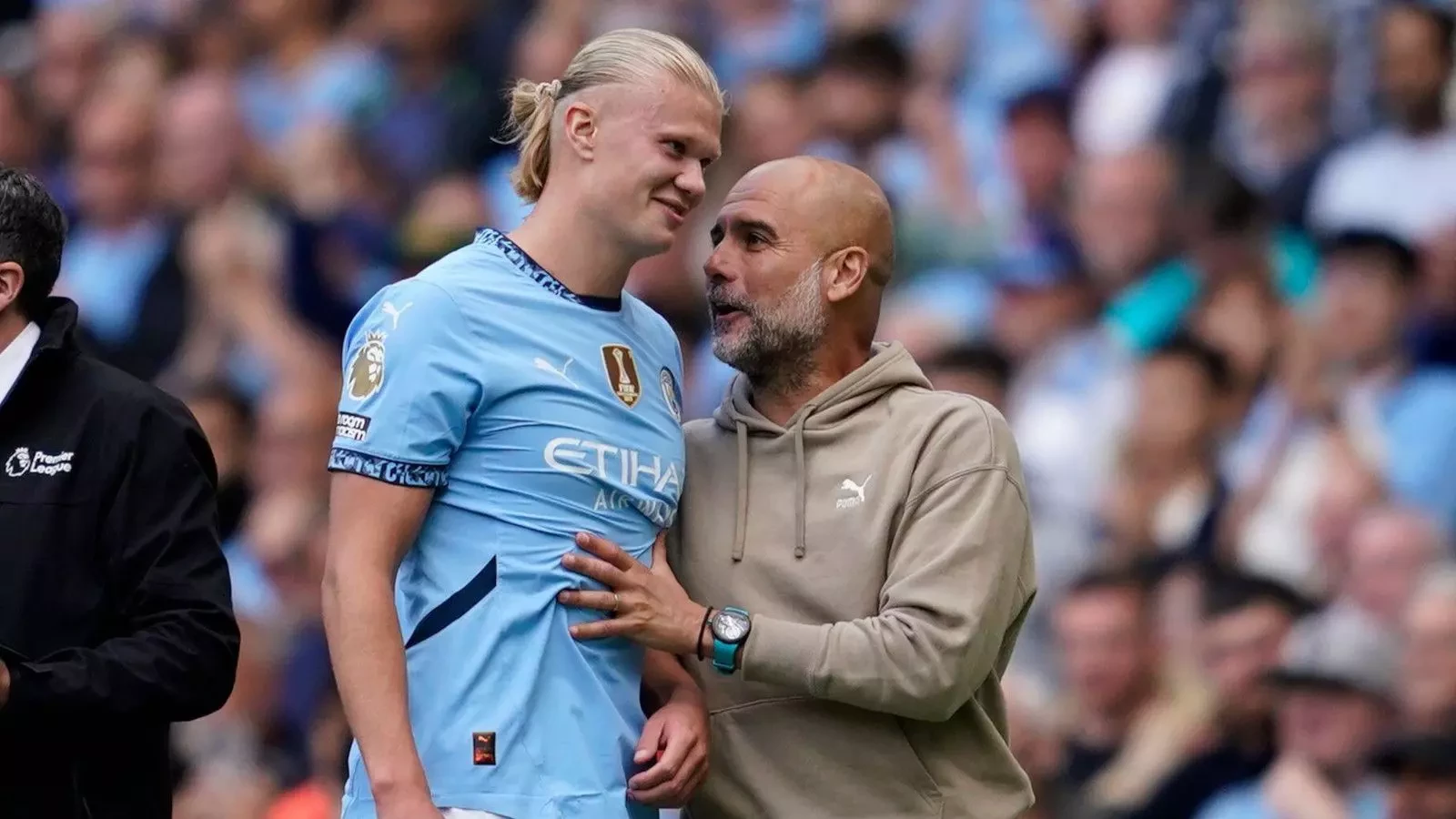 Pep Guardiola: Erling Haaland should scare defenders with his pressing ...