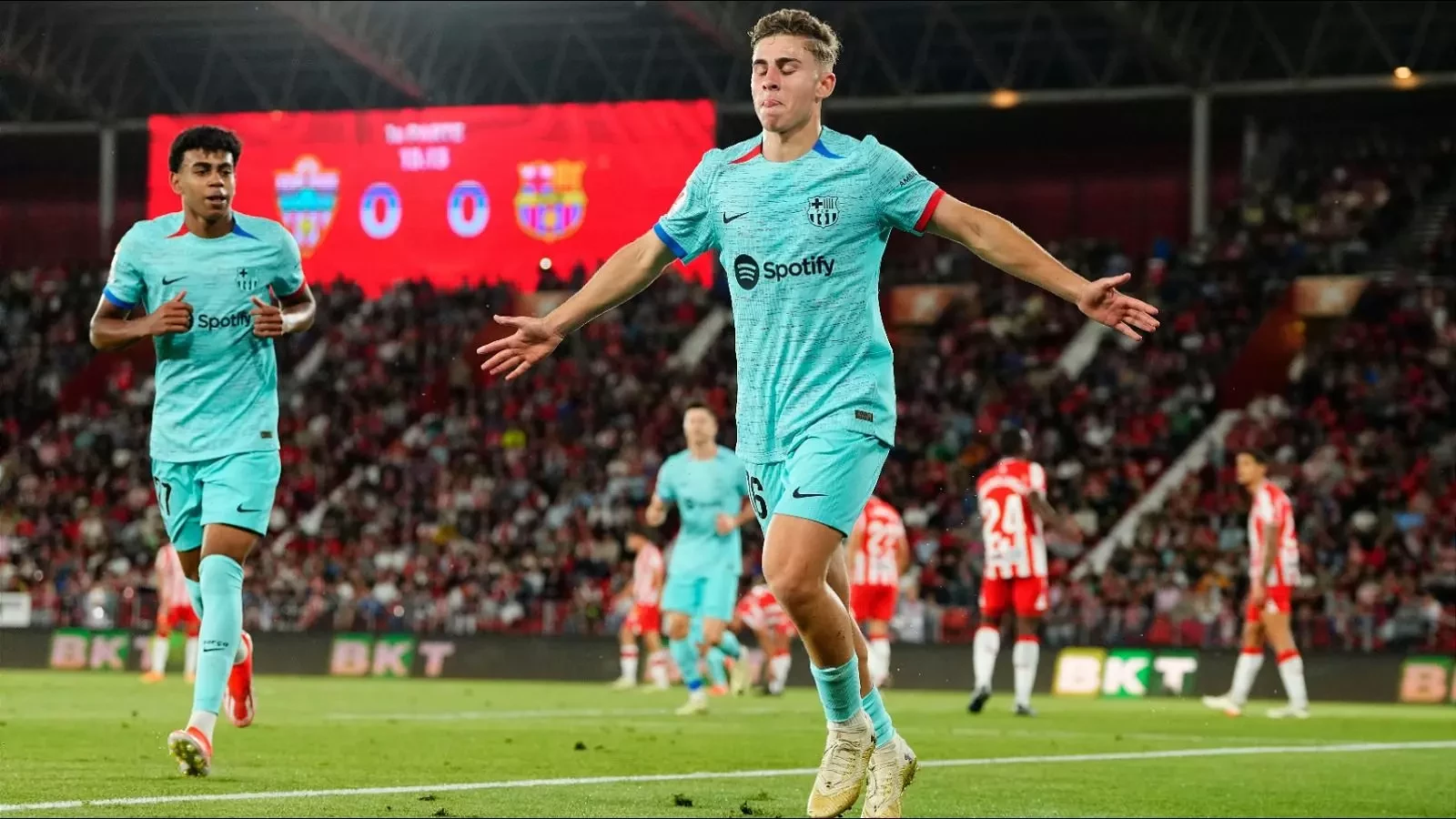 Fermin Lopez shines as FC Barcelona beat Almeria in La Liga | soccer