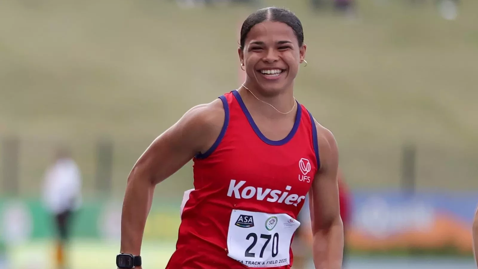 Gabriella Marais secures her first-ever USSA 100m sprint title | SABC