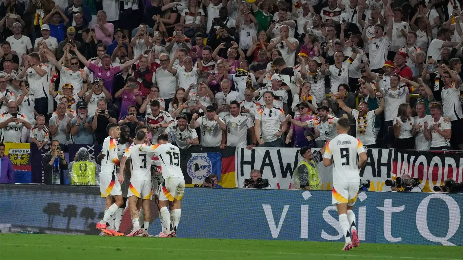 Germany survive storm delay to down Denmark and reach Euro quarter ...