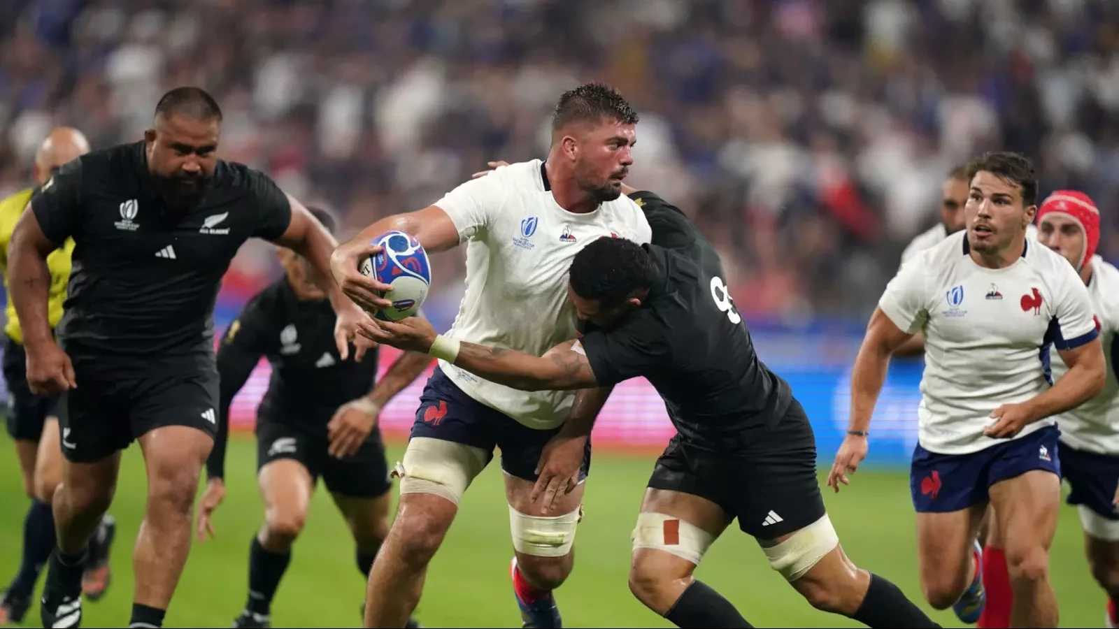 France shine in second half to down All Blacks in sweltering Rugby ...