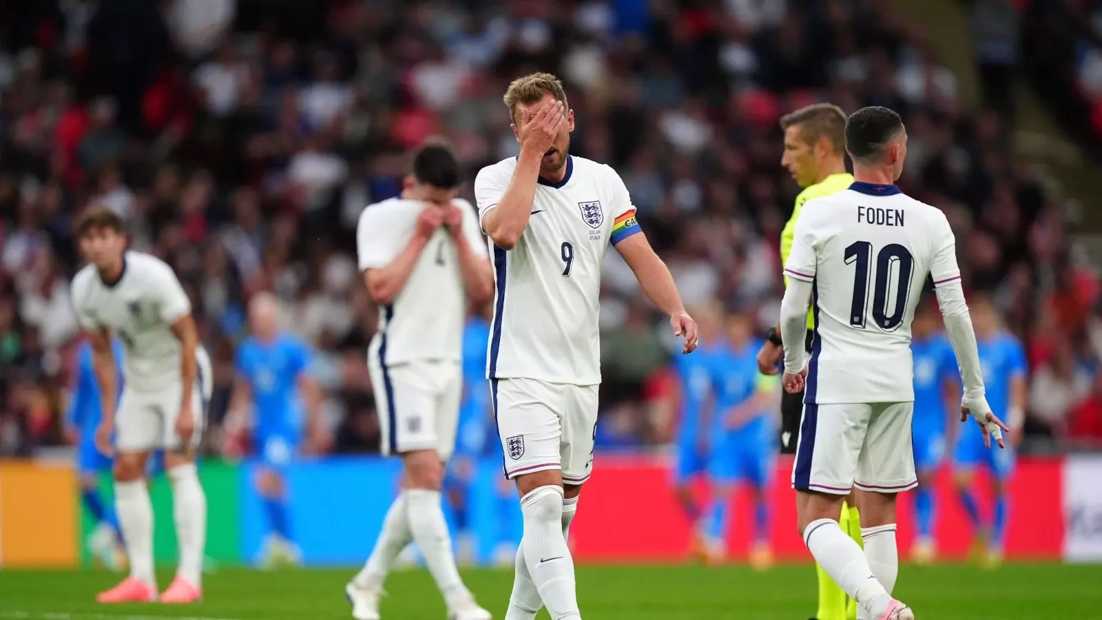 England booed off field after shock defeat to Iceland on Euro 2024 ...
