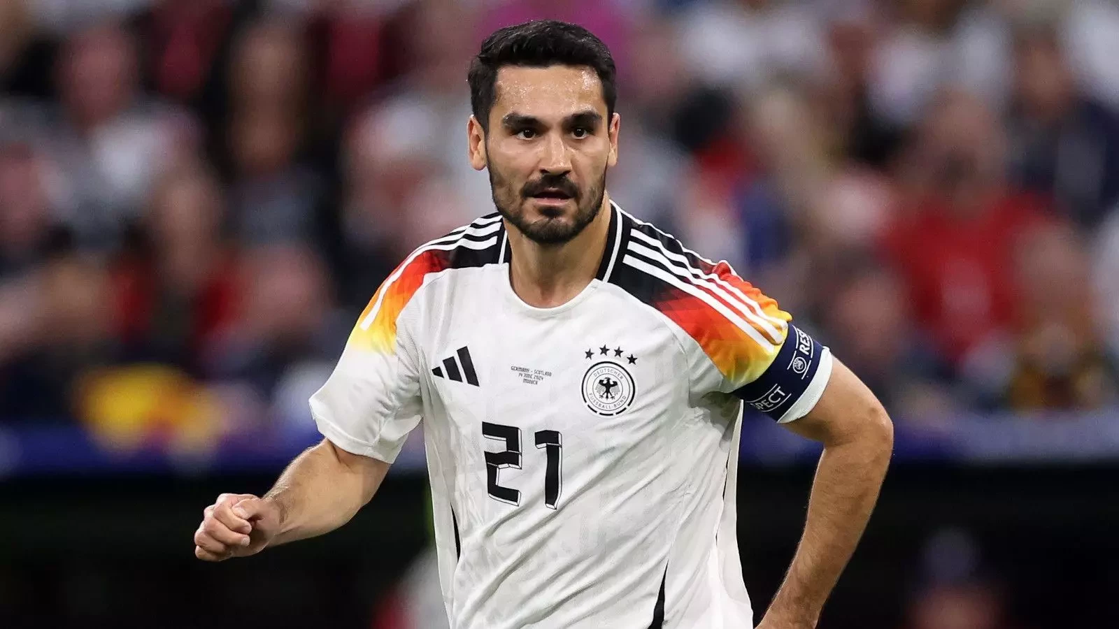 Barcelona's Ilkay Gundogan 'all good' after horror tackle in Euro 2024 ...