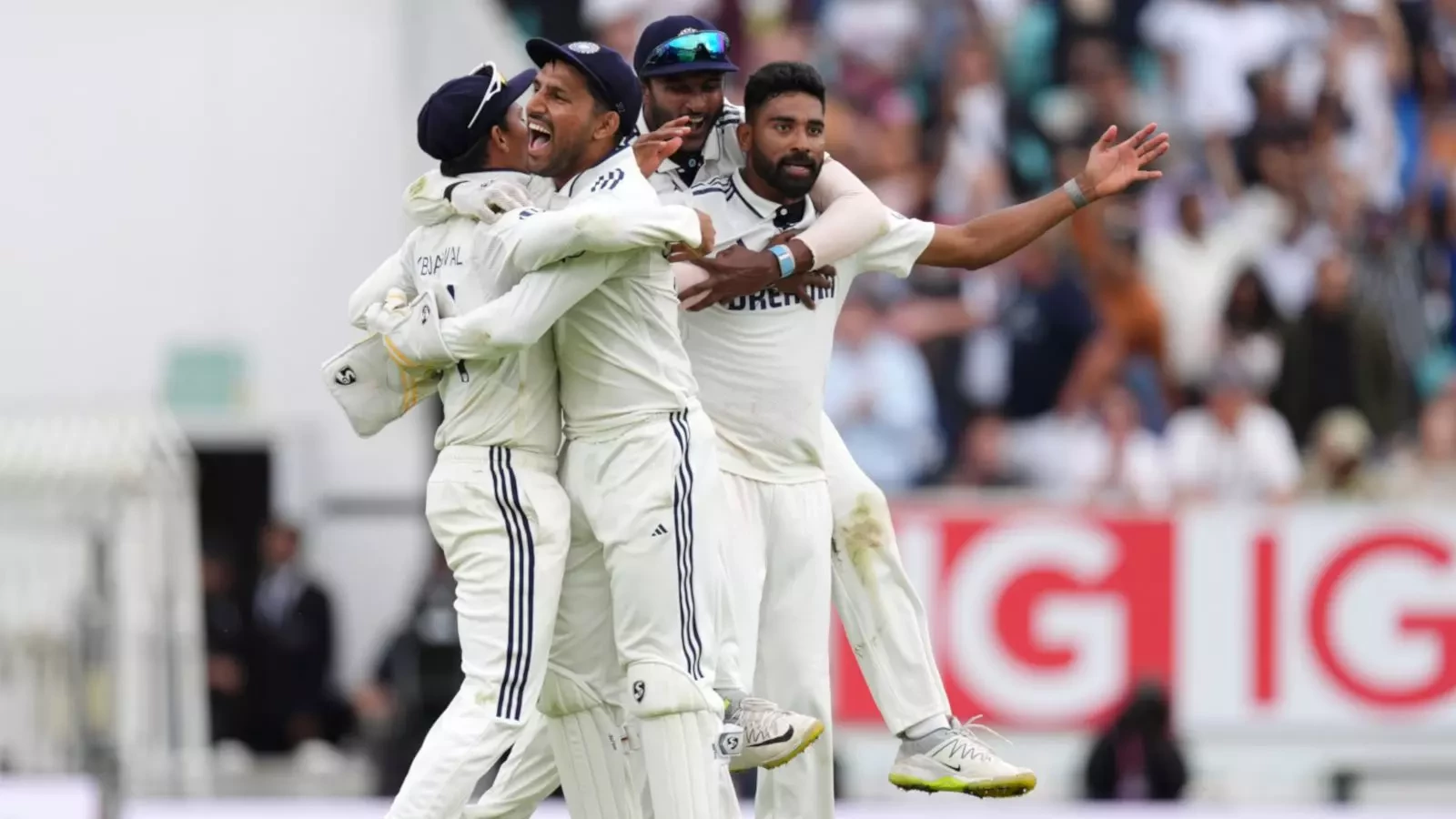 India seal epic victory in final Test at the Oval to draw series in ...