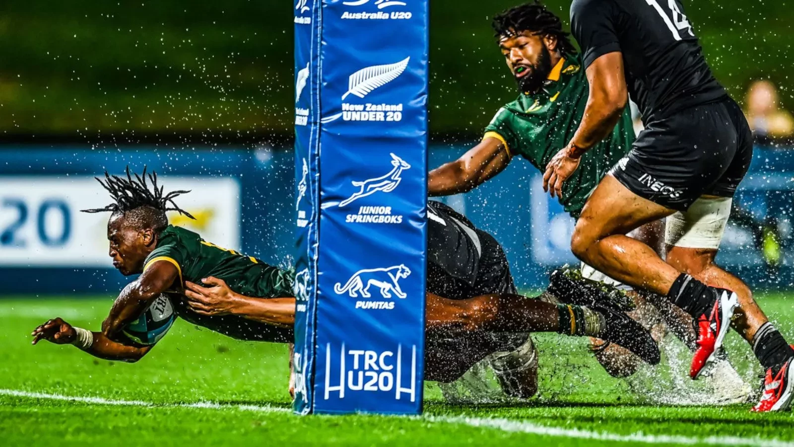 Junior Boks and New Zealand play to thrilling draw in rain-soaked clash ...