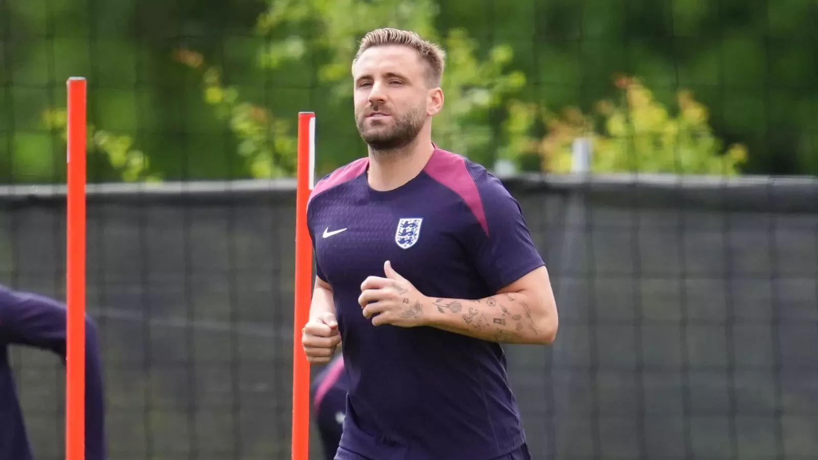Luke Shaw absent from England training ahead of Denmark clash | soccer