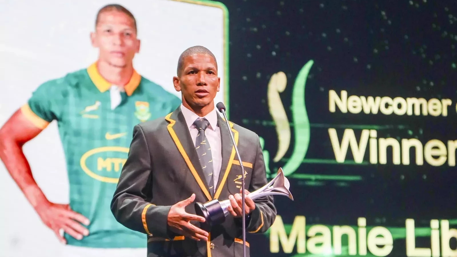 Mannie Libbok credits unity in Springboks team after SA Sports Awards ...