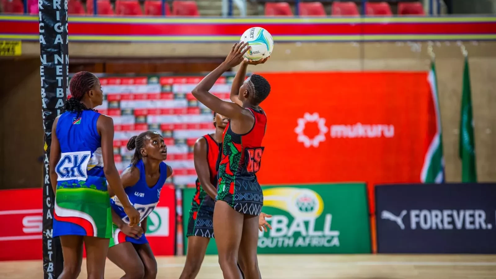 Namibia register their first win of the tournament against Tanzania in ...
