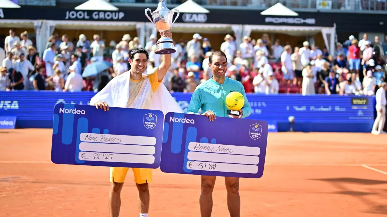 Nuno Borges upsets Rafael Nadal to claim First ATP Tour title at Nordea ...