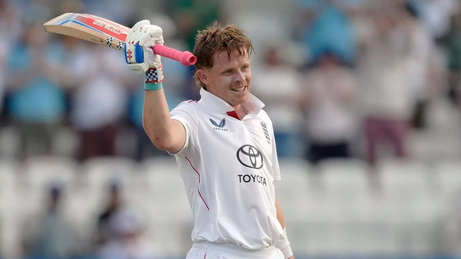 England's Ollie Pope hits century in warm-up game ahead of Ashes battle ...