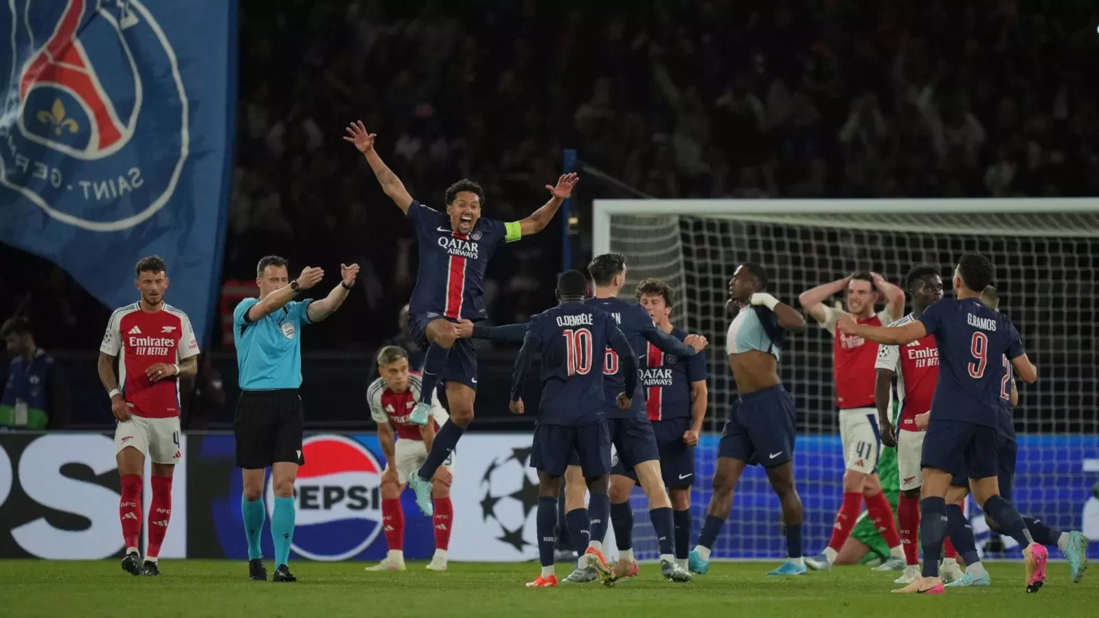 Arsenal fall short in Paris as Donnarumma heroics send PSG to Champions ...