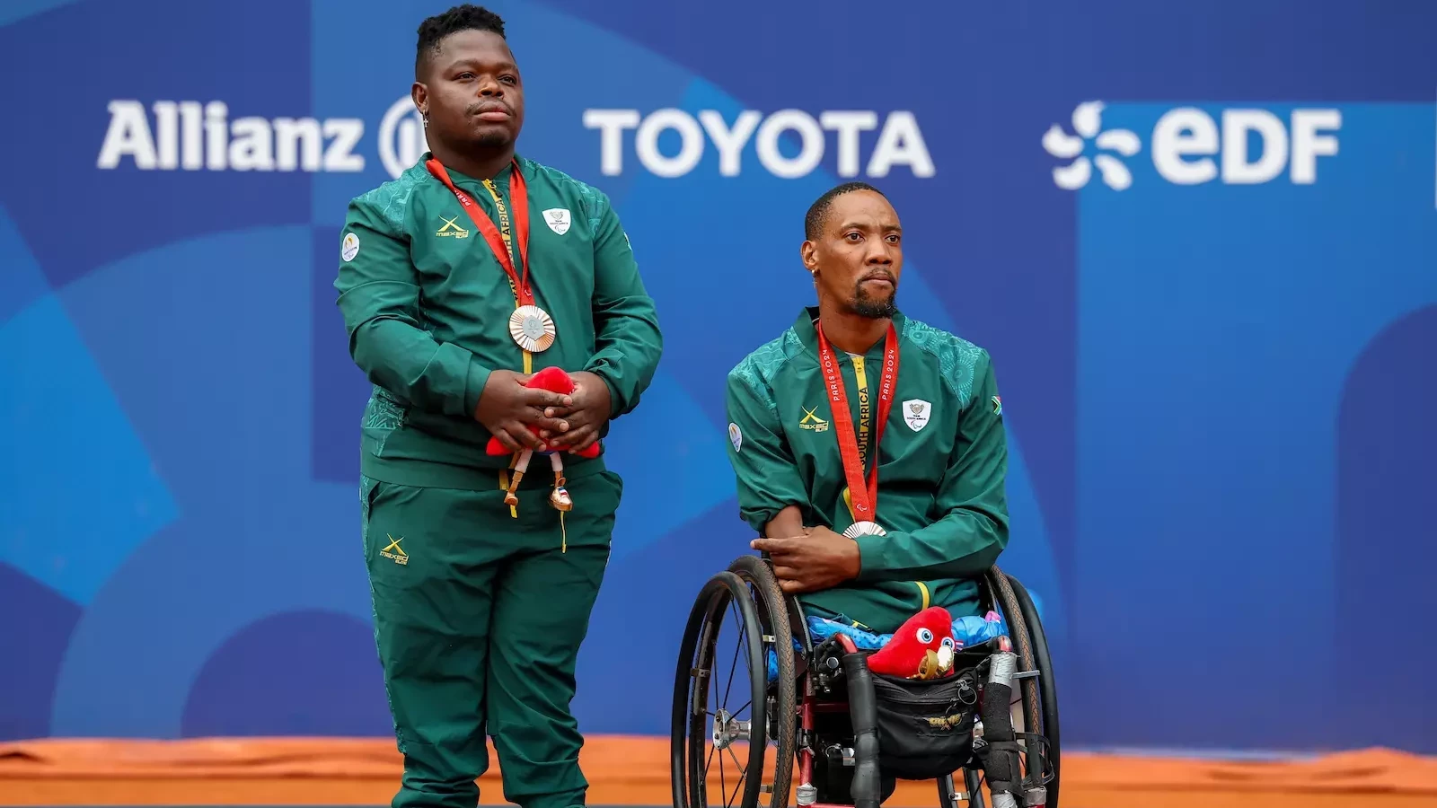 Team SA wheelchair tennis duo relieved after bronze medal achievement ...