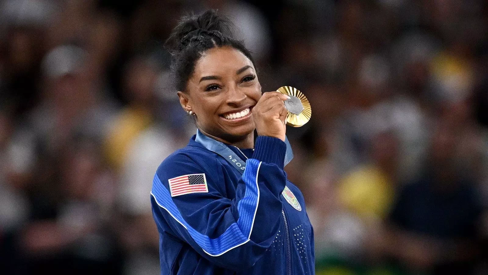 Superstar gymnast Simone Biles wins second gold medal of 2024 Paris ...