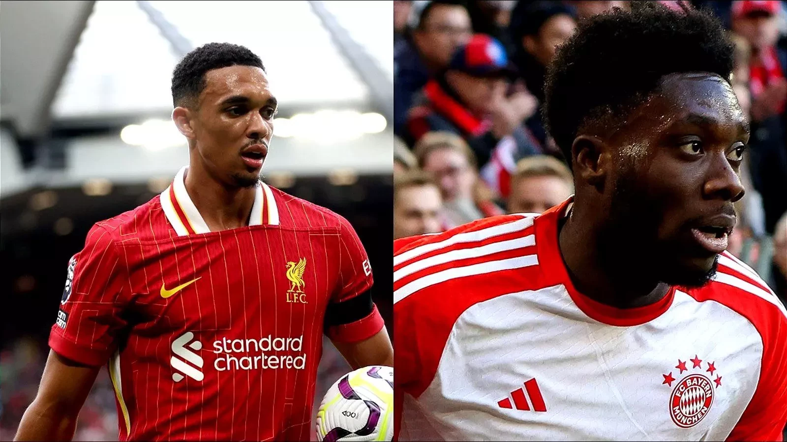 Trent Alexander-Arnold and Alphonso Davies, Real Madrid's transfer ...